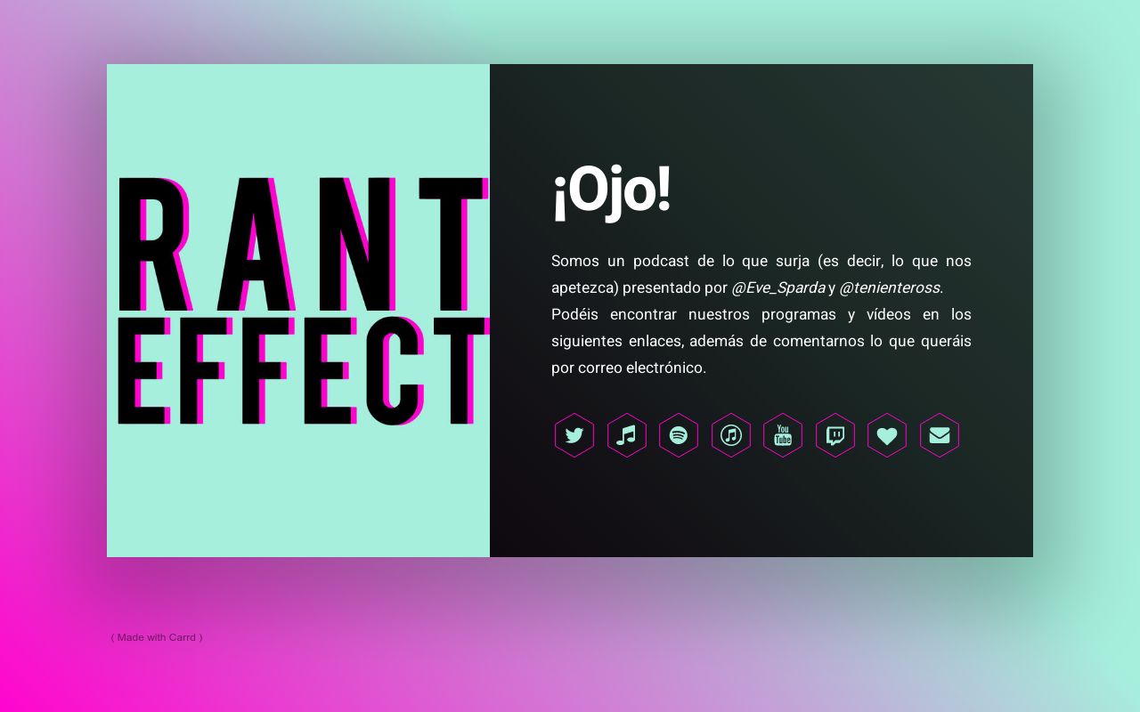Rant Effect